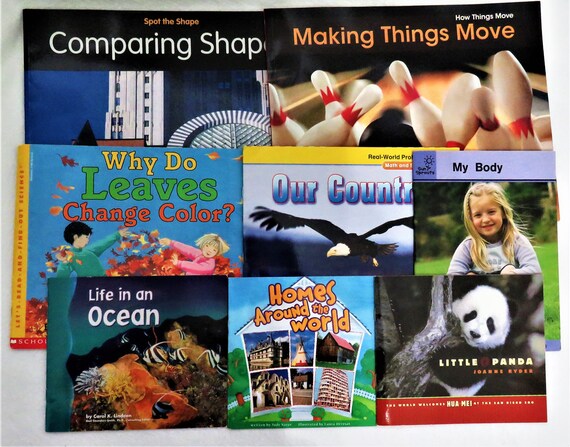 PRESCHOOL SCIENCE Books 8 Science and World Around Us Books - Etsy