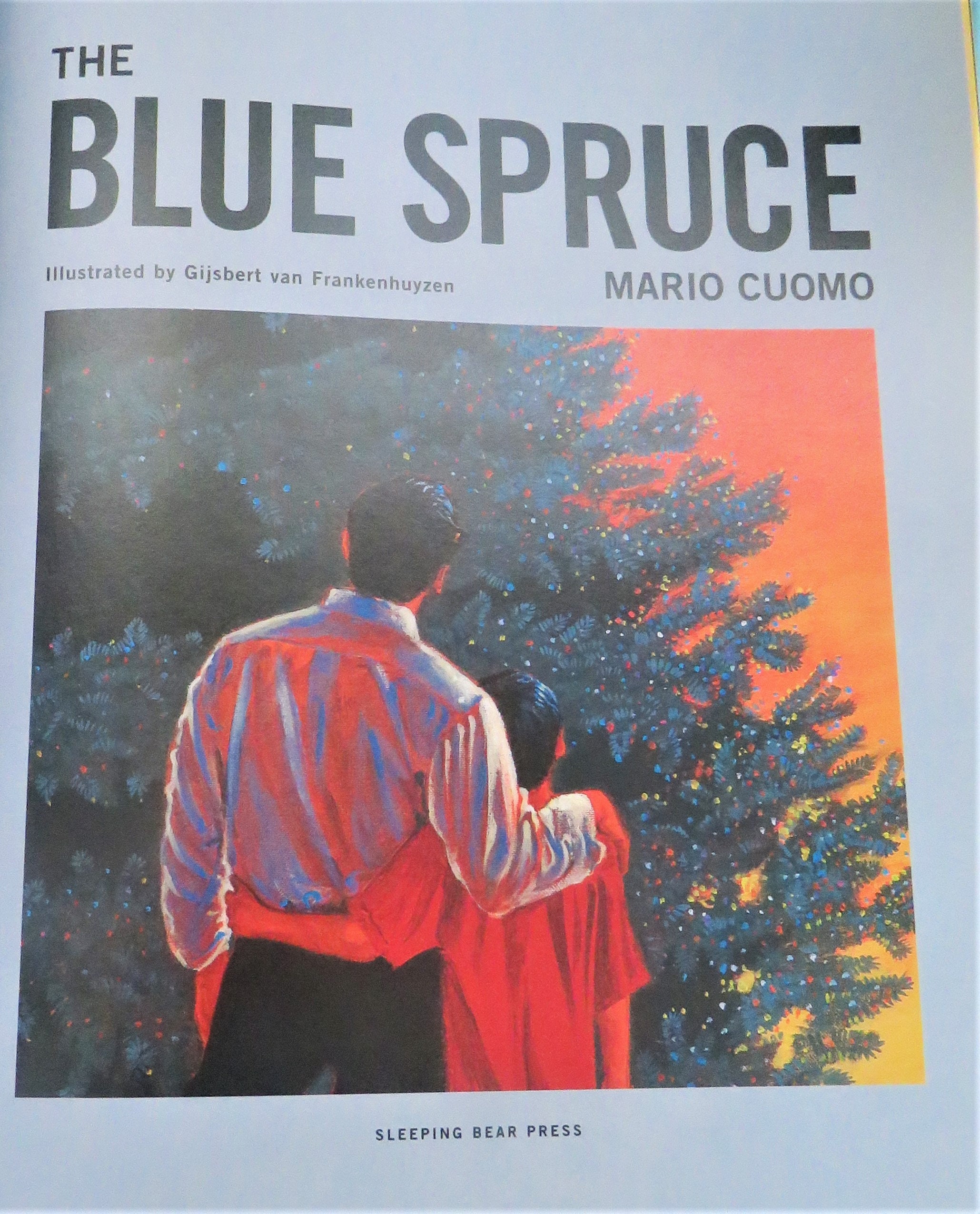 STORY / PICTURE Book Blue Spruce by Mario Cuomo NEW Picture - Etsy