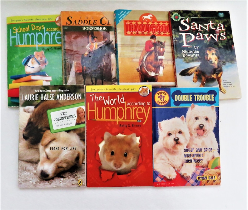 STEP FOUR Animal Chapter Books Lot of 7 Stories for Ages Grade 3-8 ...