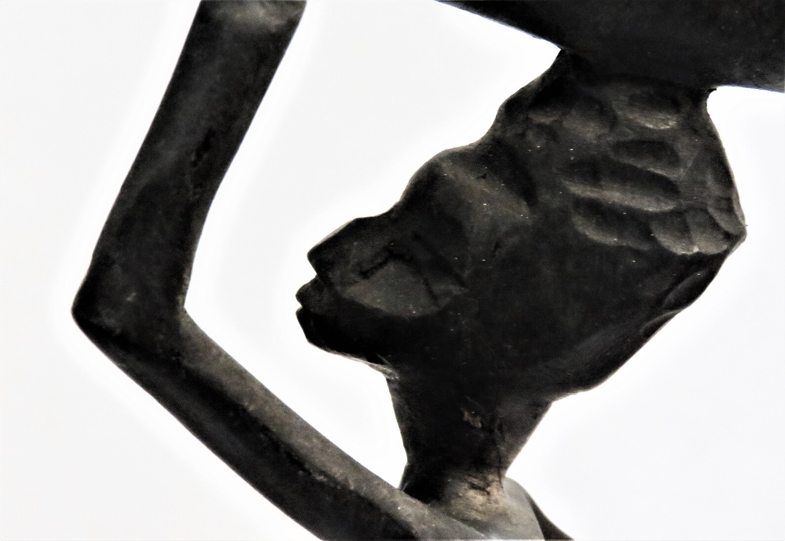 Tribal African Wooden Statue of Man Carrying Object on His - Etsy