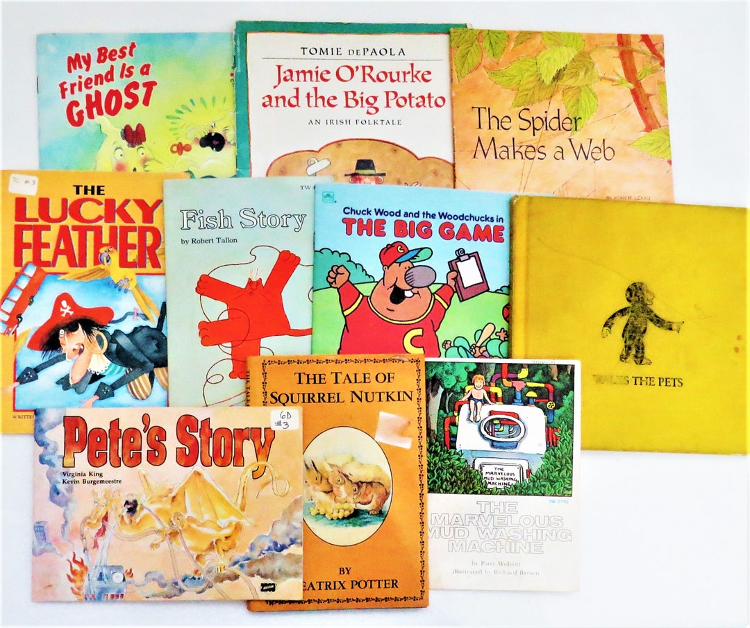 STORY / PICTURE Books Set of 10 Children's Story Books Bedtime Stories ...
