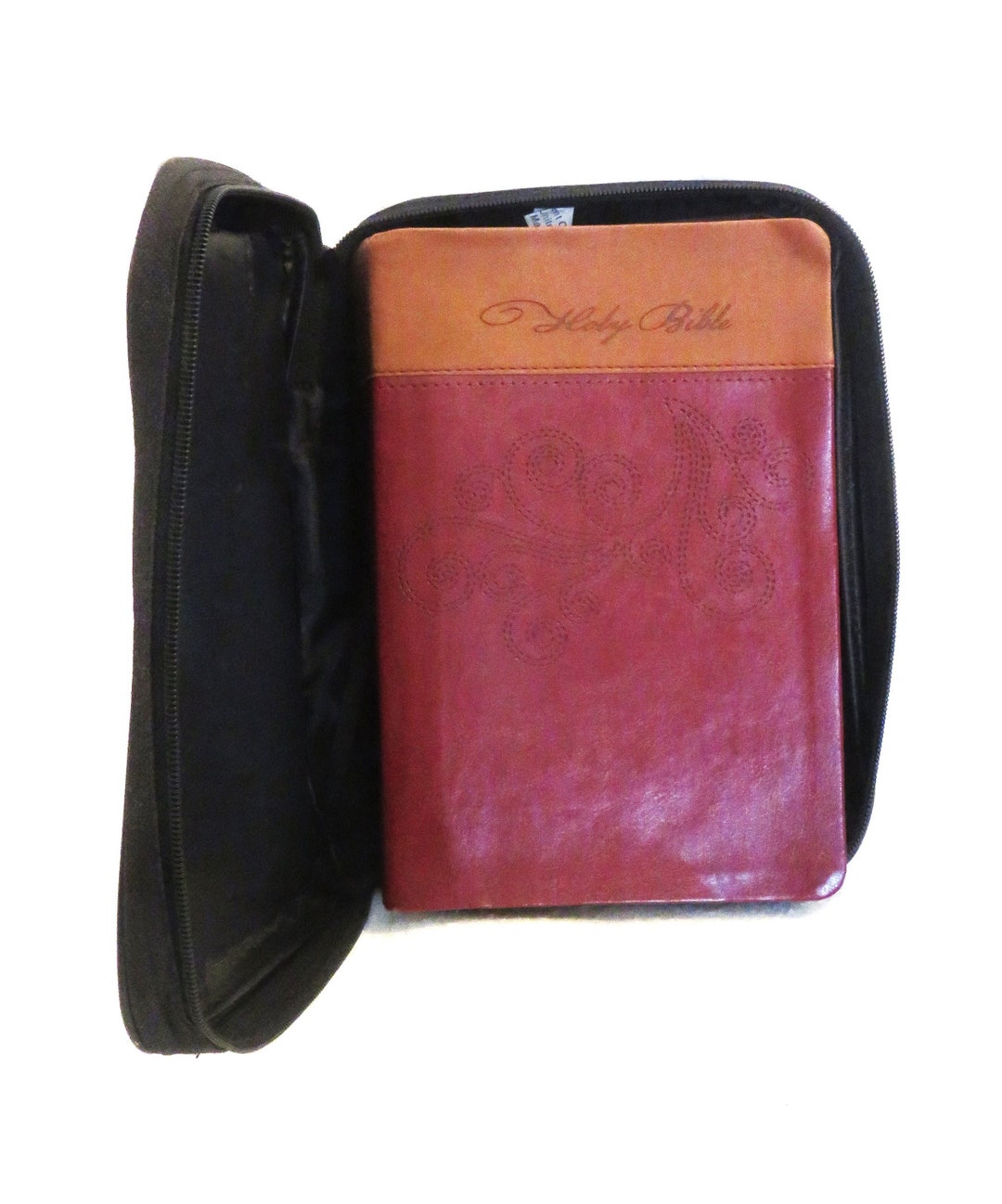 Holy Bible Giant Print Edition Words of Christ in Red Leather(ette ...