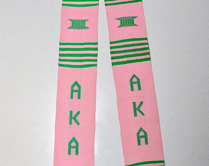 Alpha Kappa Alpha Sorority Graduation Stole - Etsy