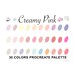Creamy Pink Color Palette, Color Palette, iPad , Procreate App, Color ...
