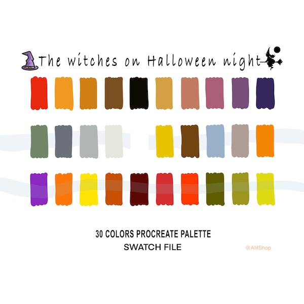 Witch Color Palette - Etsy