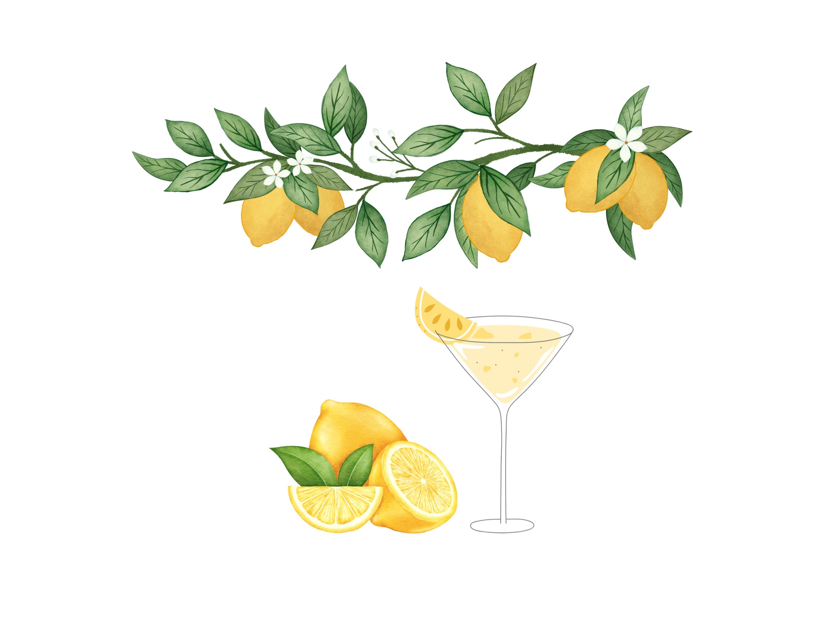 Lemon Color, Color Palette, Lemon, Digital File, Ipad, Procreate App ...