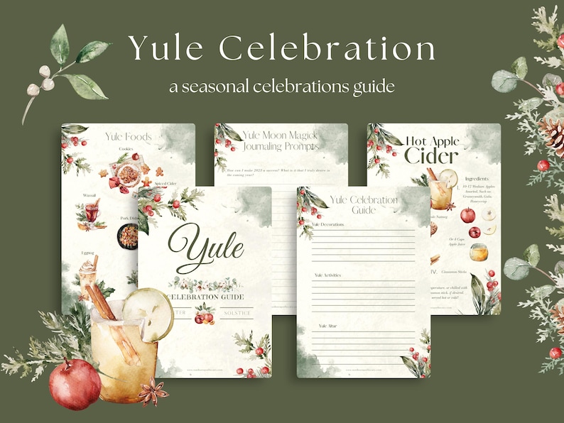 Yule Celebration Guide: Seasonal Guide, Recipes, Rituals, and Digital ...