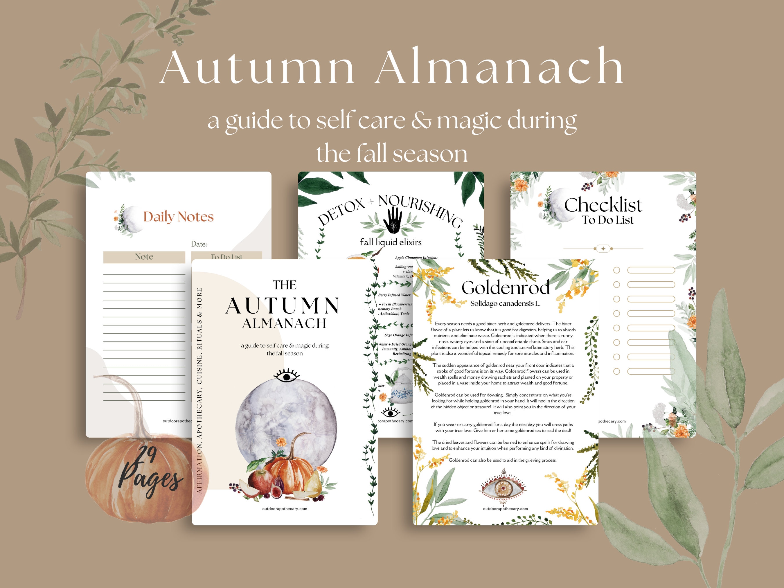 Autumn Almanach - a Guide to Self Care & Magic During the Fall Season ...