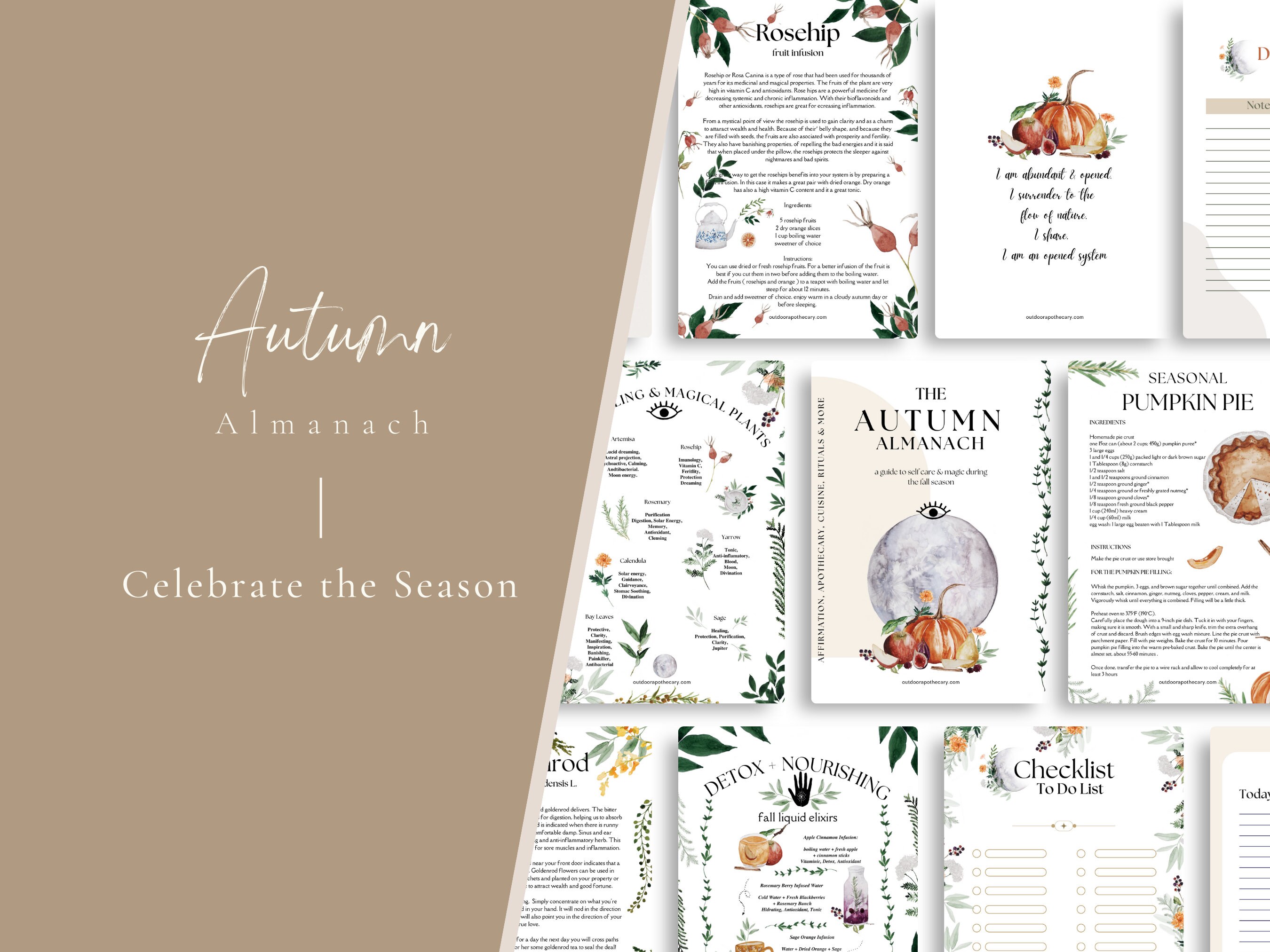 Autumn Almanach - a Guide to Self Care & Magic During the Fall Season ...