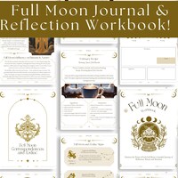 Moon Planner Printable, Full Moon, Printable Journal, Phase Planner ...