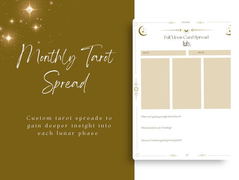 Full Moon Journal & Reflection Workbook! - 73 Pages! - Full Moon ...