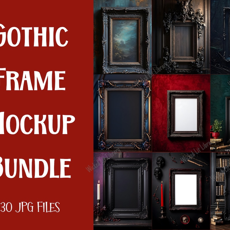 Gothic Dark Wall Paper - Etsy UK