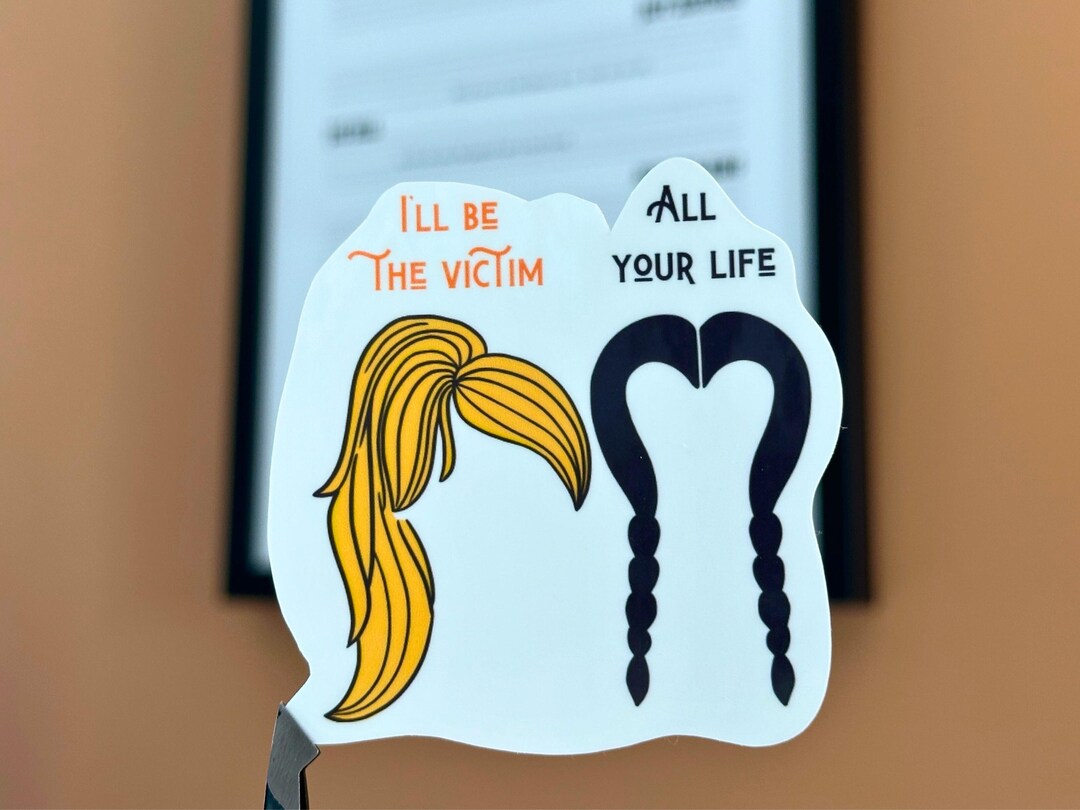 Wednesday Addams Vinyl Sticker, Addams Family Values Sticker, 90s Movie ...