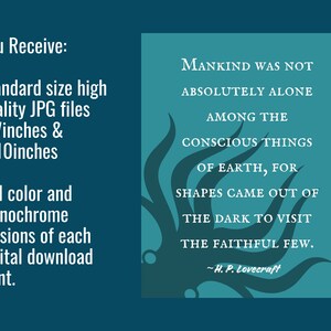 H.P. Lovecraft Digital Download - Call of Cthulhu, Lovecraftian Horror ...