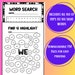 Sight Word Activity Busy Pack/bundle Word Search & Fun Vocabulary ...