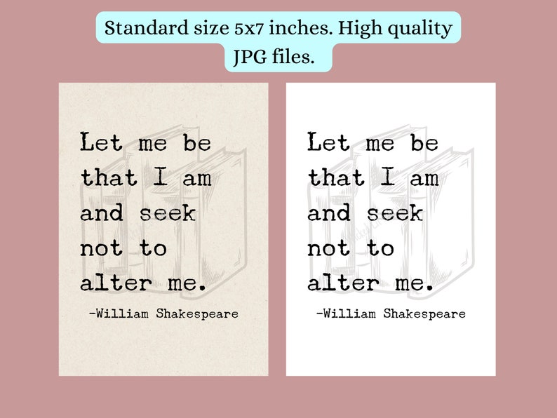 6 Inspirational Shakespeare Quotes - Downloadable Classroom Decor ...