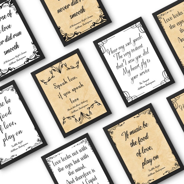 Shakespeare Quote - Etsy