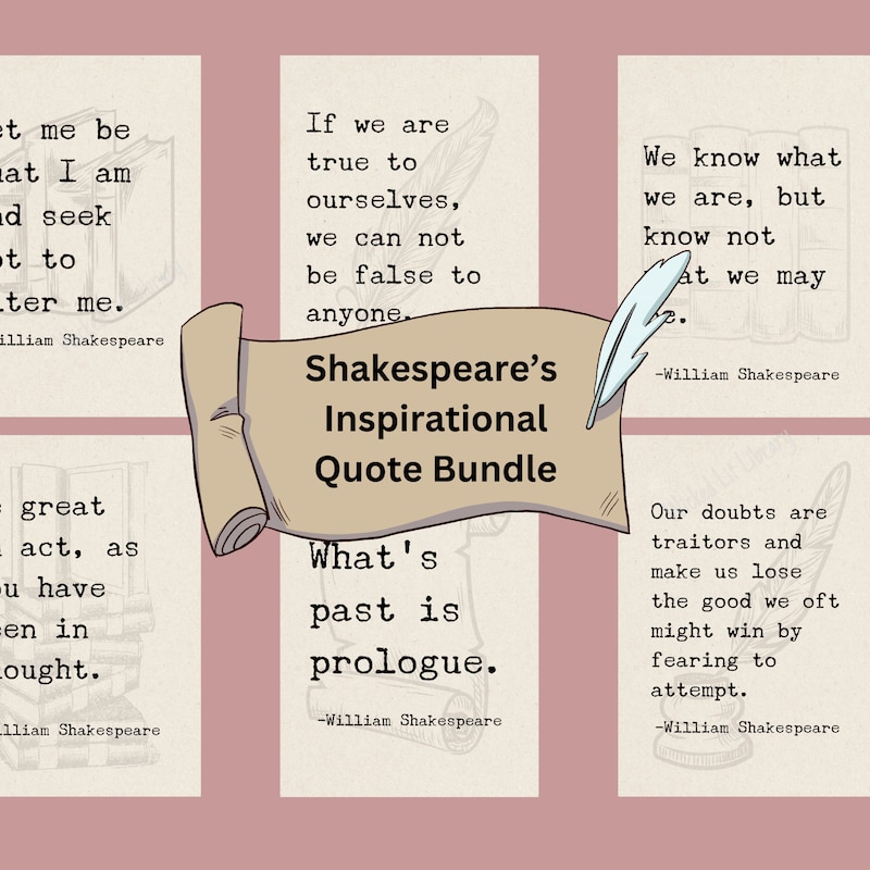 Shakespeare Quote - Etsy