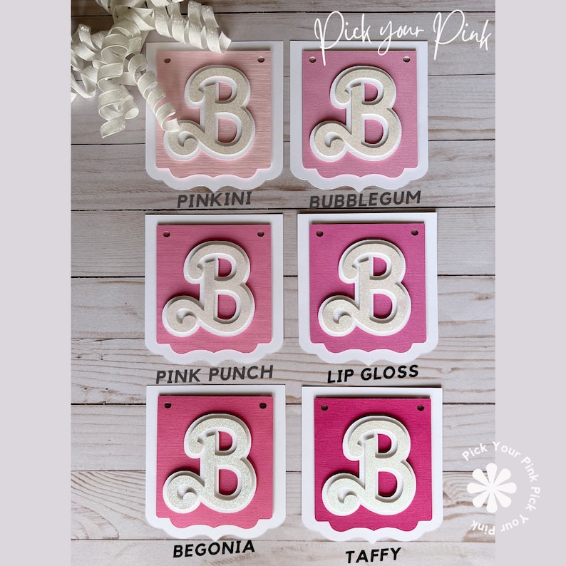 Pink Doll Happy Birthday Banner|fashion Doll Party|pink Doll Birthday ...