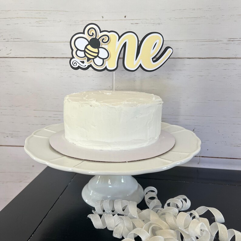 Bee Birthday Cake Topper|one Bee Cake Topper|one Cake Topper|bee Day ...