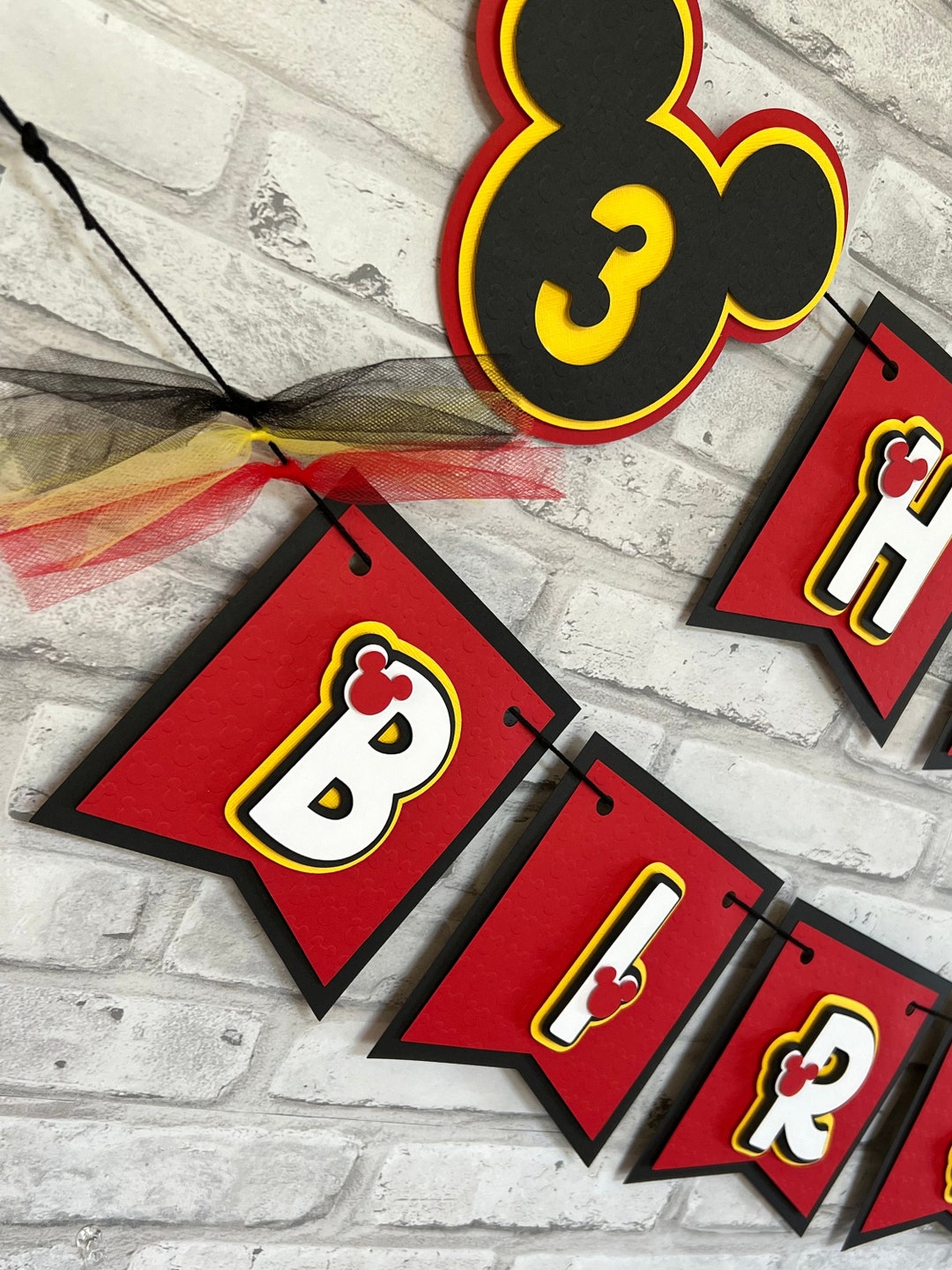 Mickey Birthday Bannermickey Bannerbirthday Mickeymickey Birthdaymickey ...