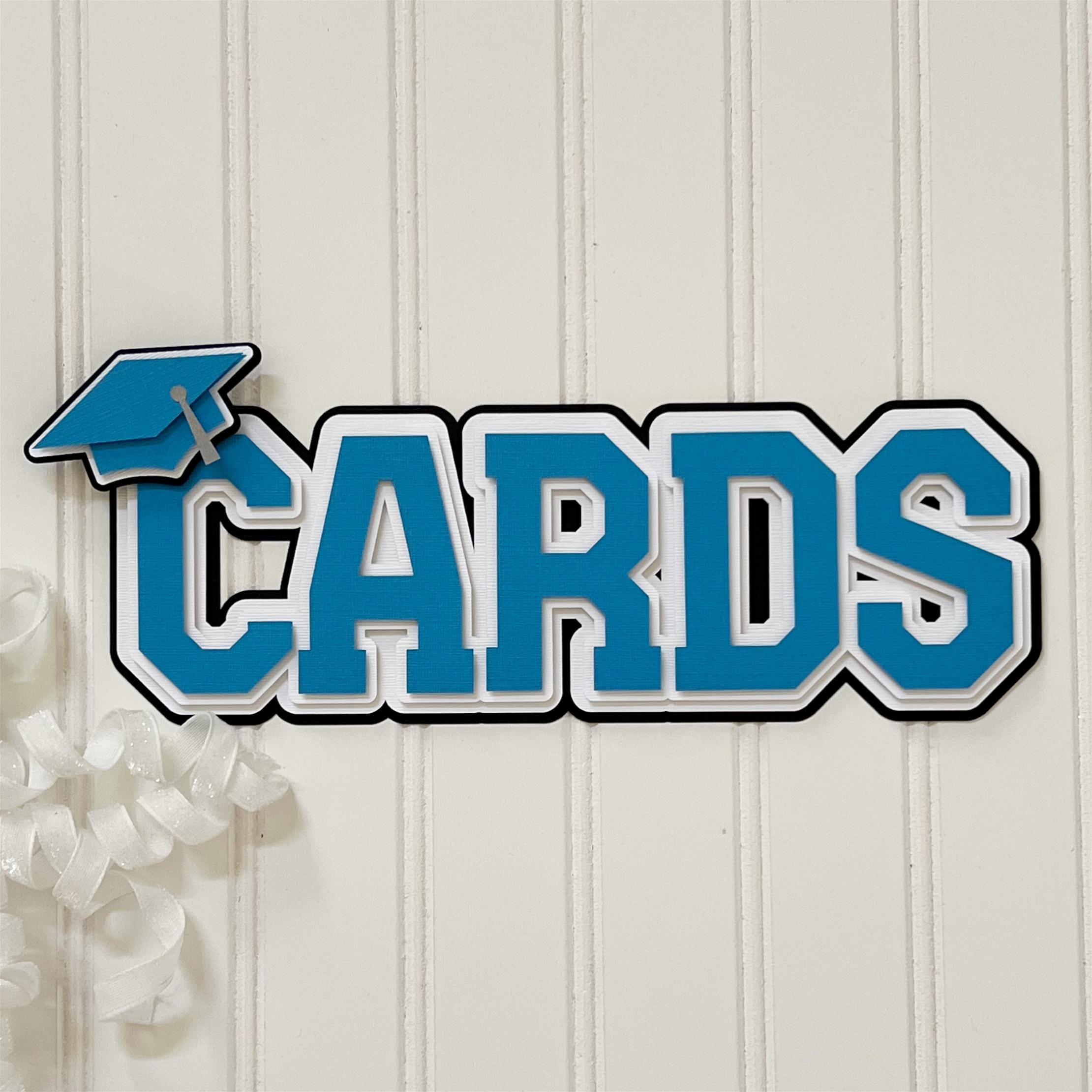Graduation Card Banner|card Box Banner|custom Graduation Banner ...