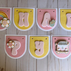 Groovy Birthday Bannerhippie Birthday Banner70's Bannerkid's Birthday ...