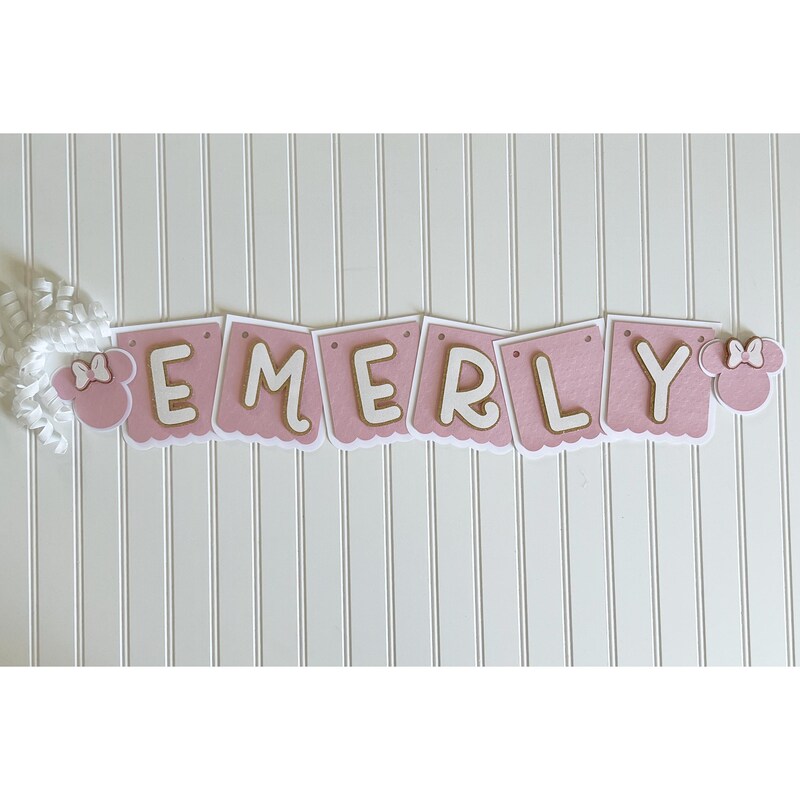 Minnie Mouse Banner - Etsy
