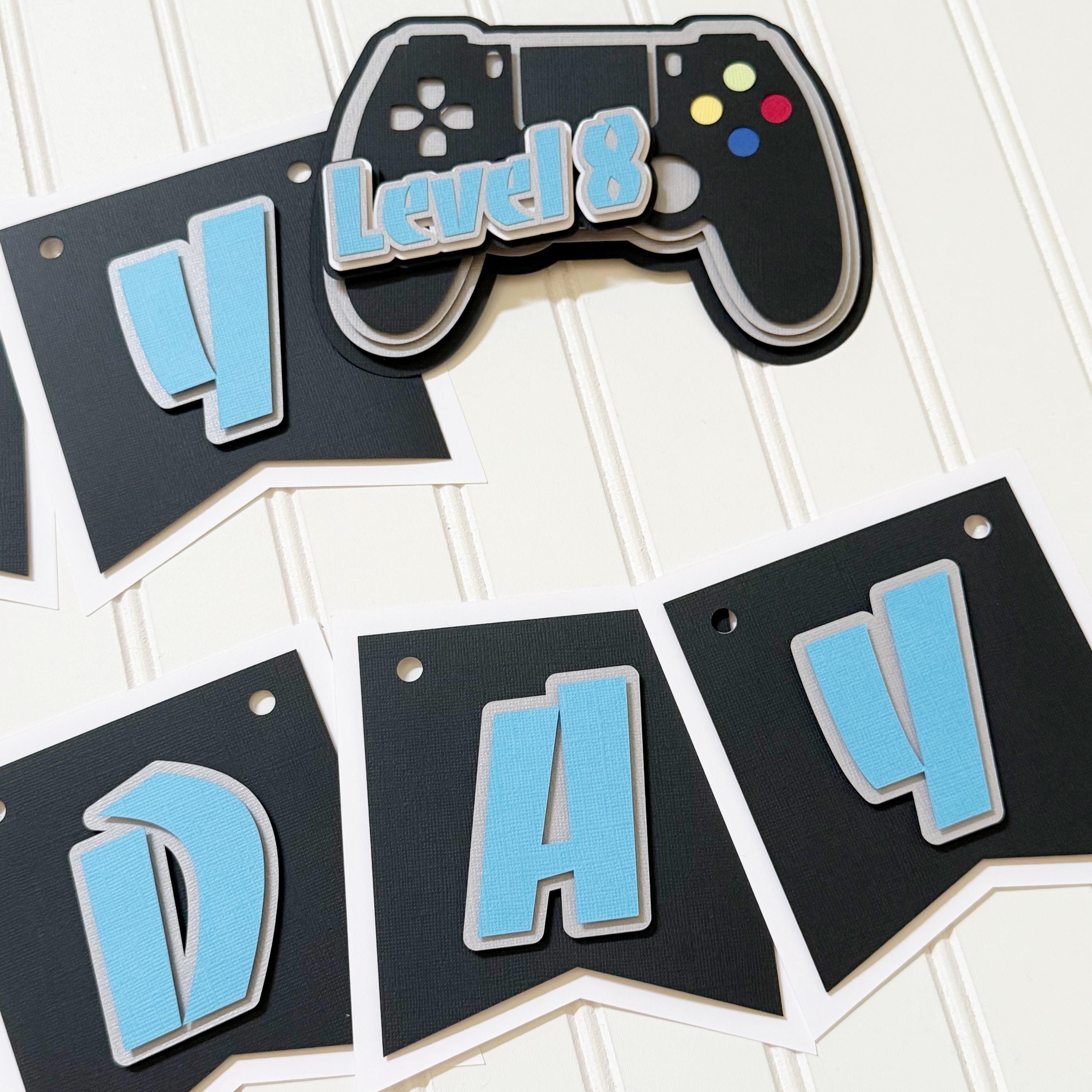Video Game Happy Birthday Banner|personalized Gamer Banner|video Game ...