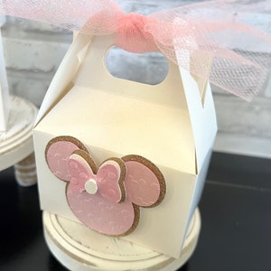 Minnie Mouse Party Favor Box, Minnie Mouse Gift Box, Minnie Gable Box ...