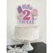 Two Sweet Personalized Cake Topper|donut Birthday Cake Topper|ice Cream ...