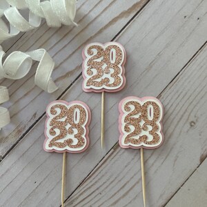Graduation 2023 Cupcake Topper in Pink2023 Cupcake - Etsy