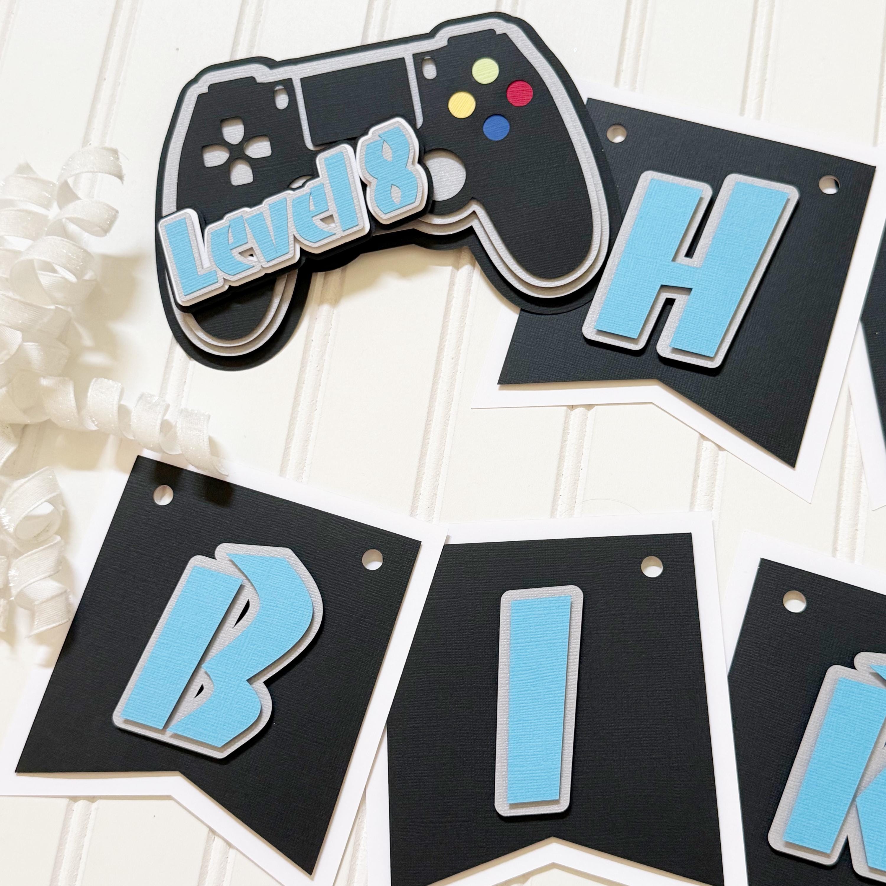 Video Game Happy Birthday Banner|personalized Gamer Banner|video Game ...