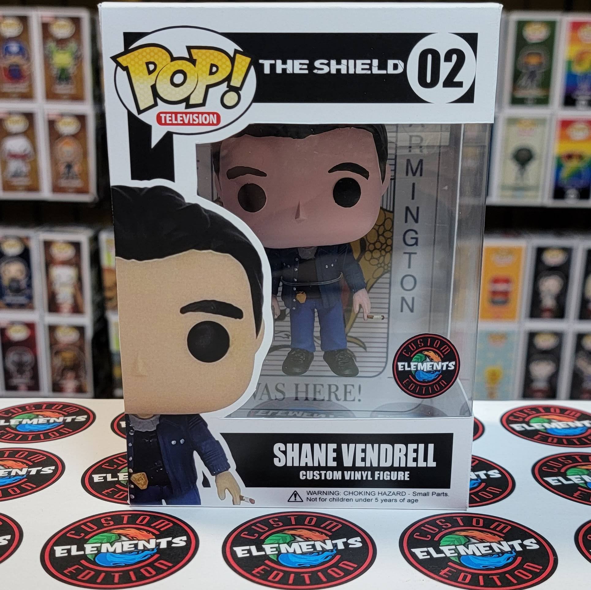 Shane Vendrell the Shield Strike Team Custom Funko Pop Vinyl Figures ...