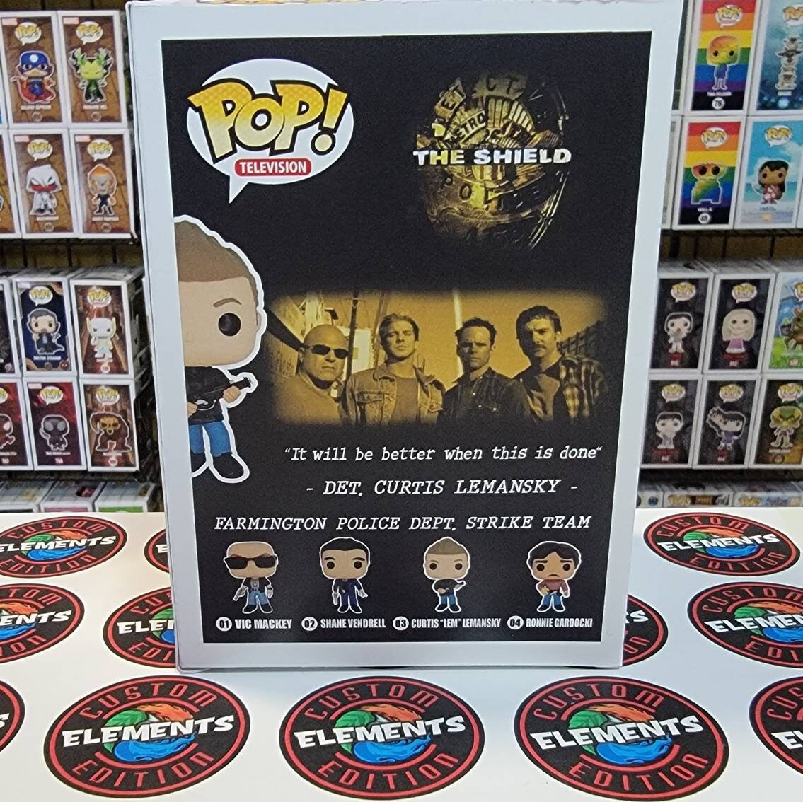 Curtis LEM Lemansky the Shield Strike Team Custom Funko Pop Vinyl ...