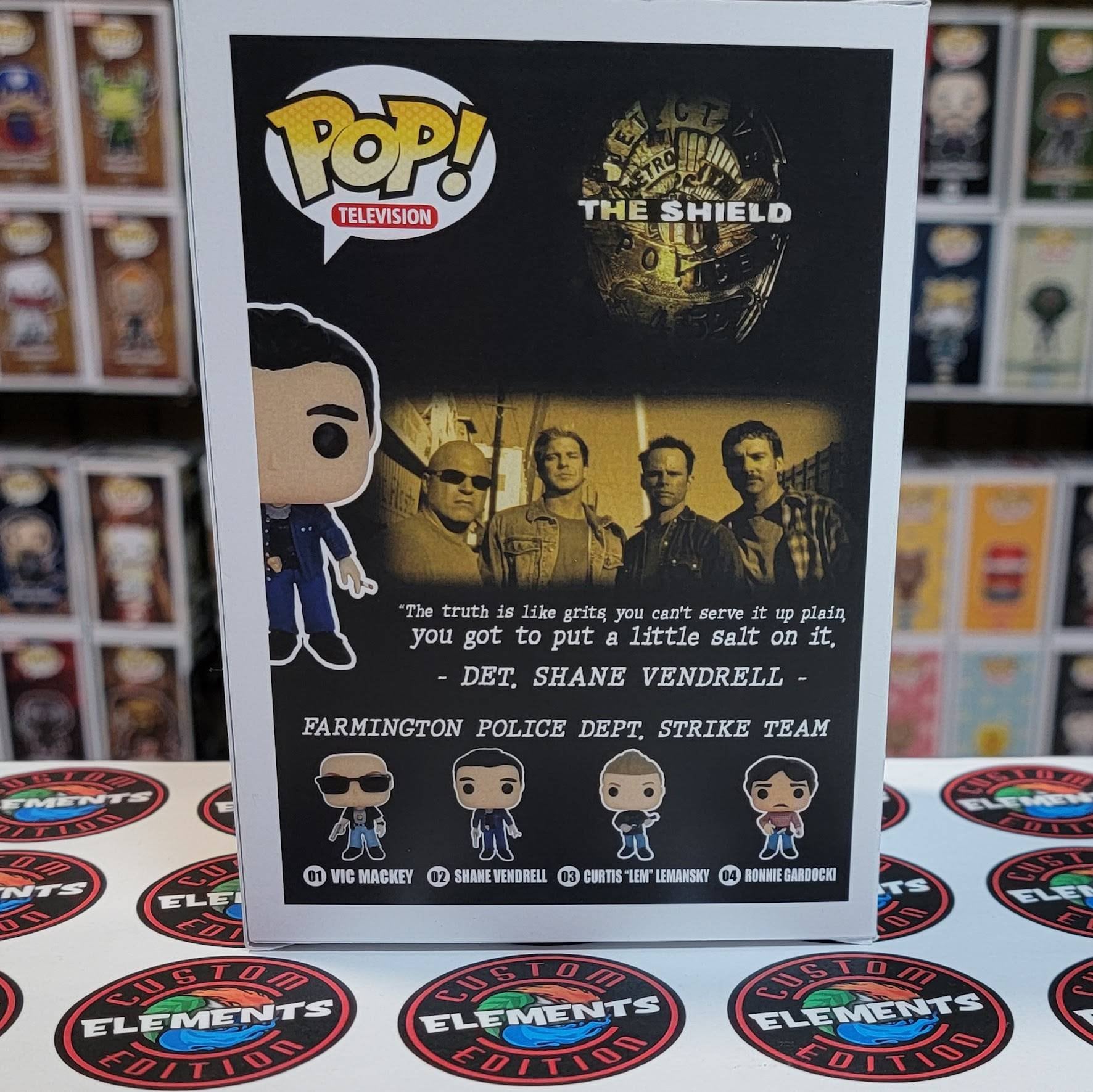 Shane Vendrell the Shield Strike Team Custom Funko Pop Vinyl Figures ...