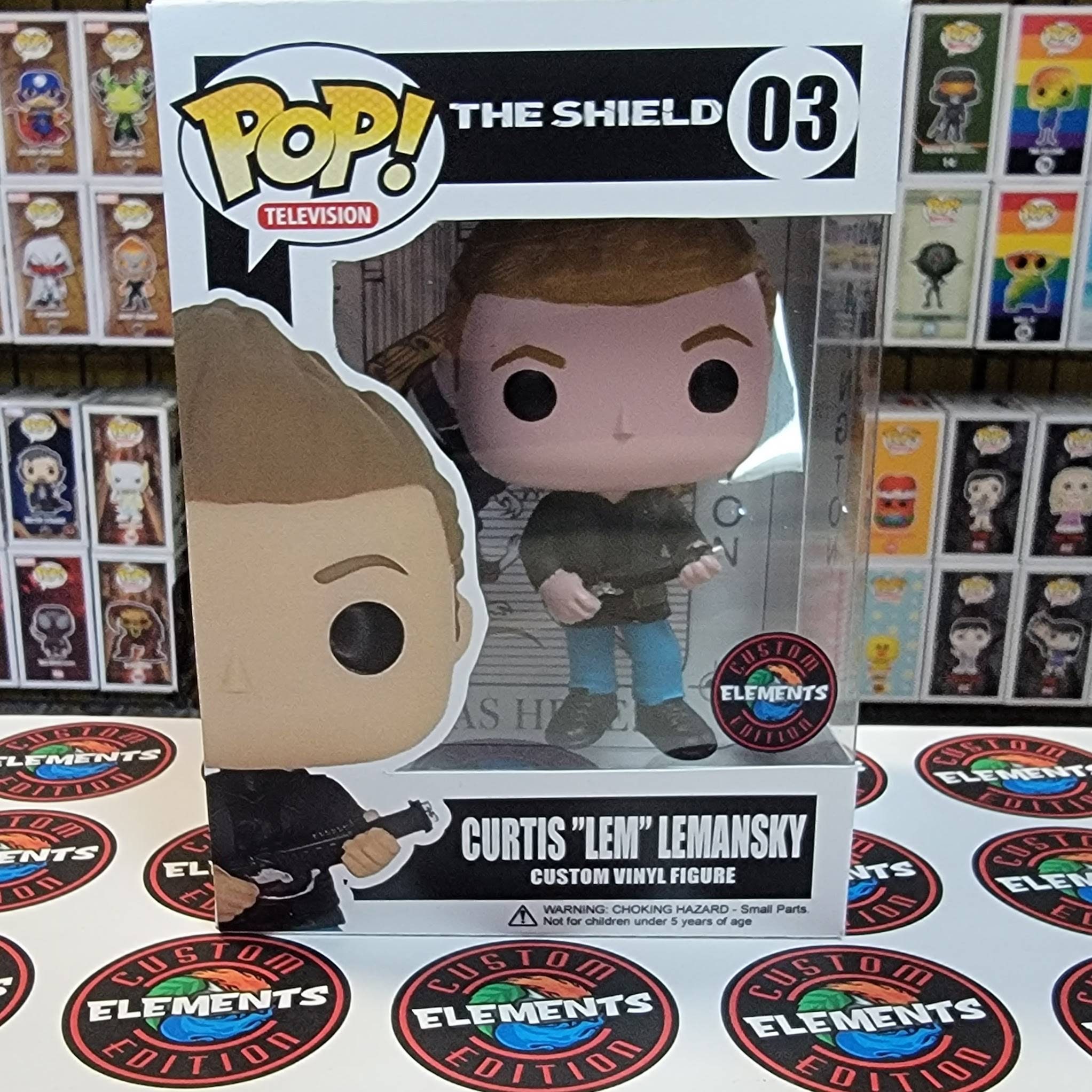 Curtis LEM Lemansky the Shield Strike Team Custom Funko Pop Vinyl ...