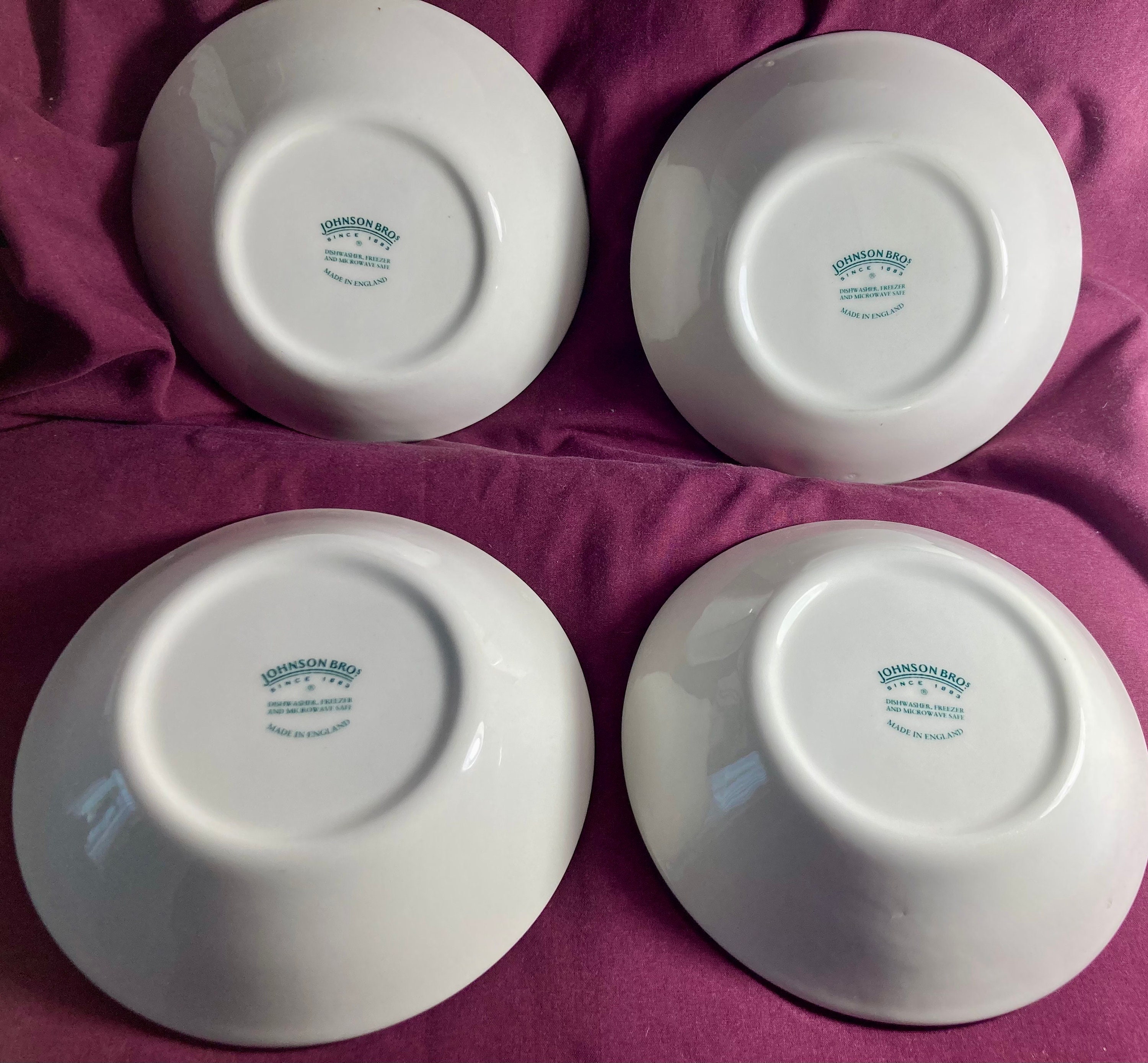 Johnson Brothers Jardiniere English Dessert Sauce Bowls RARE Hard to ...