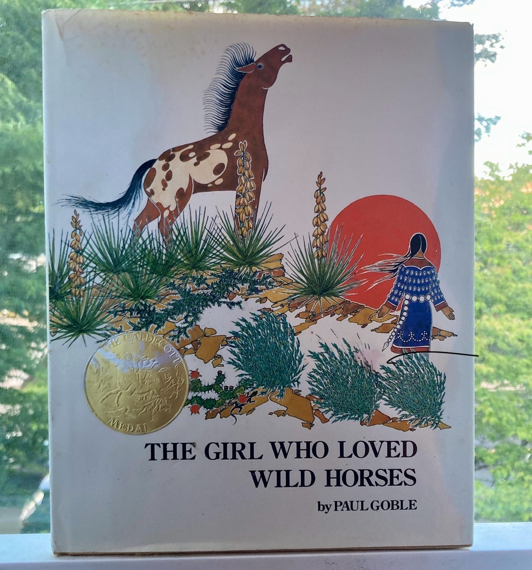 Vintage Children's Book the Girl Who Loved Wild Horses, Paul Goble ...