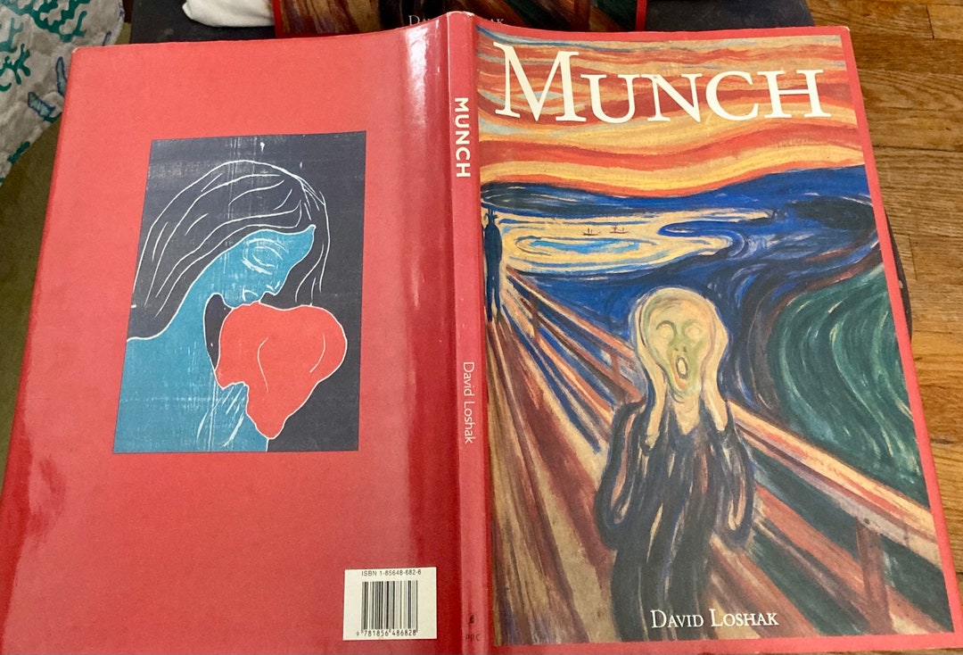 Edvard Munch Book Rare Excellent Condition With Dustjacket Large Color ...