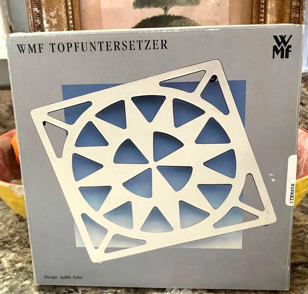 RARE HTF Chrome Topfuntersetzer German WMF Trivet - Etsy