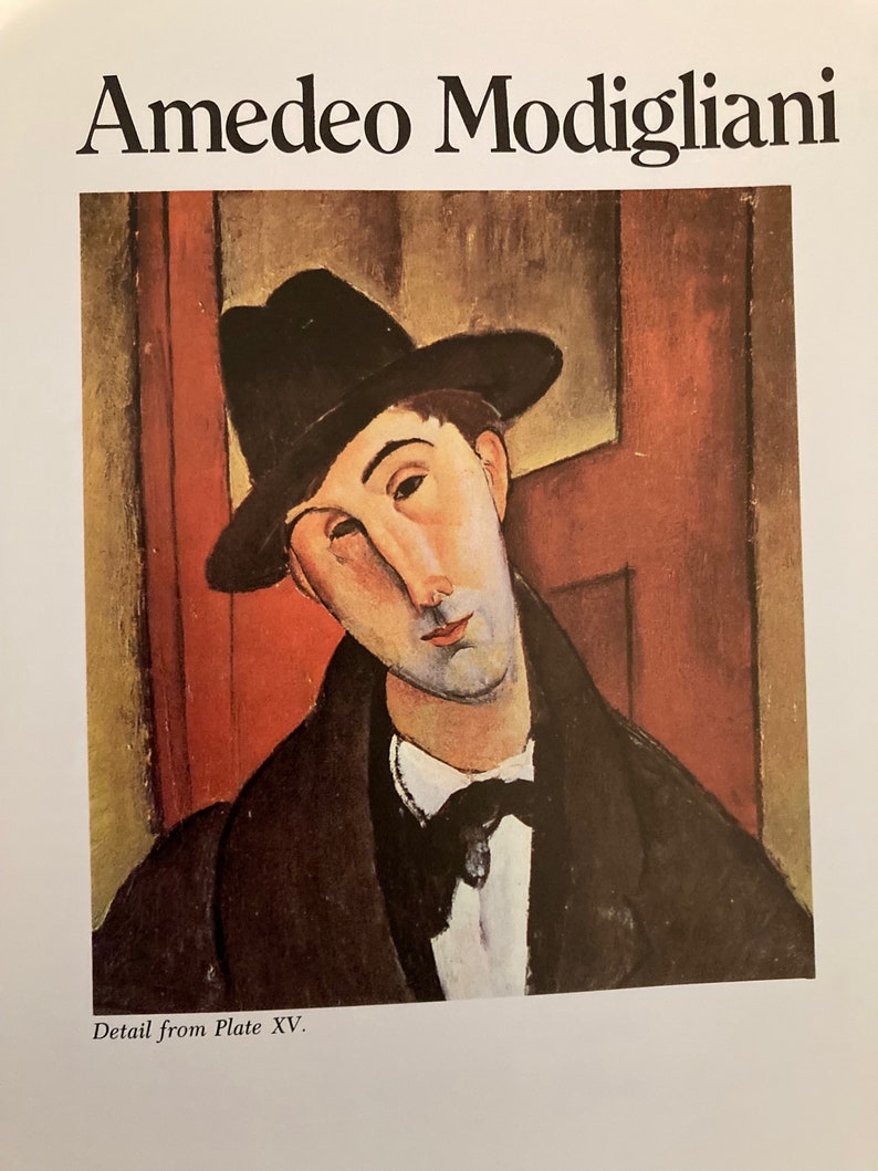 Modigliani RARE the Great Artists Book Series 12 Vintage Large Prints ...