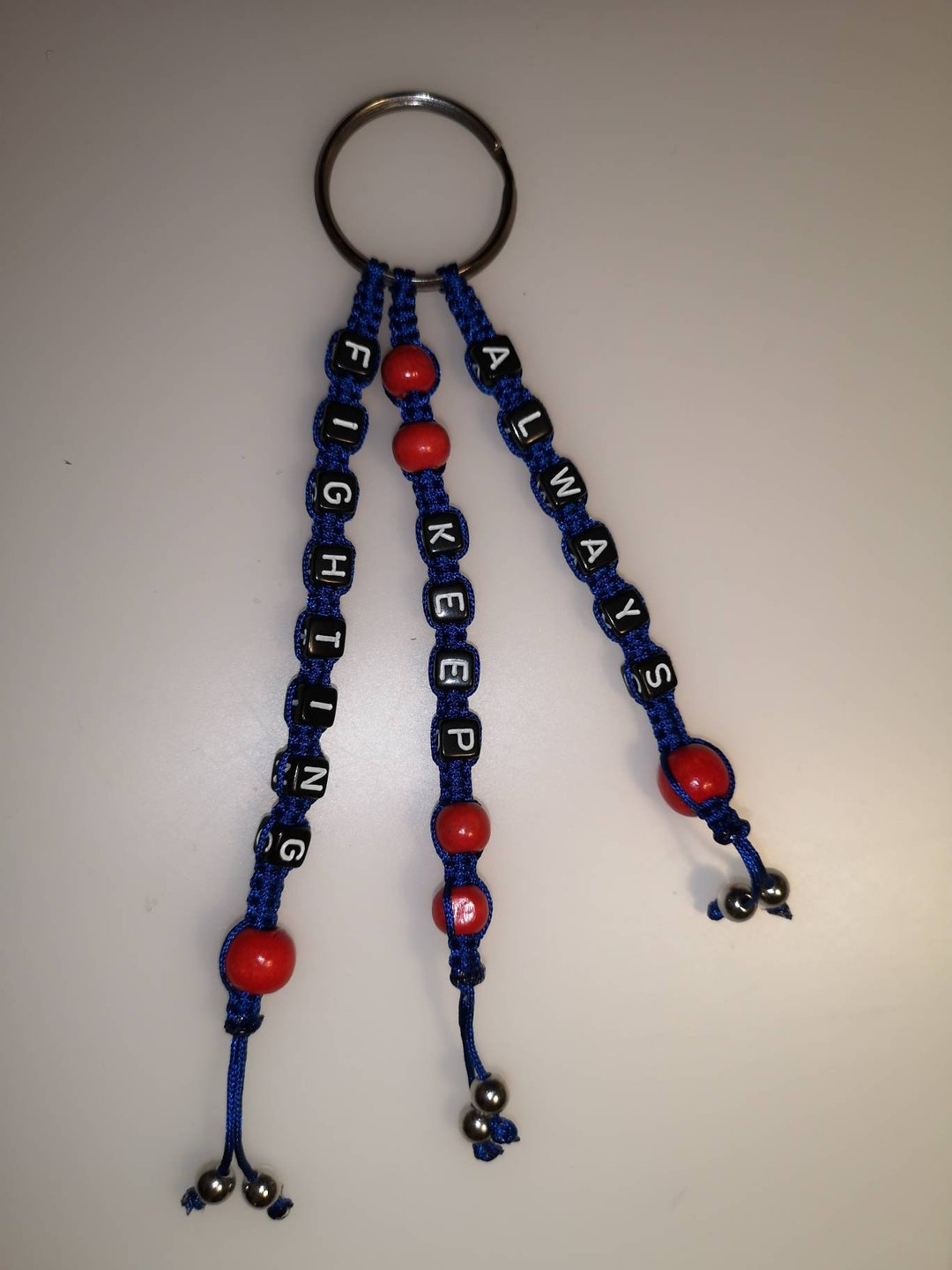 Always Keep Fighting Keychain - Etsy