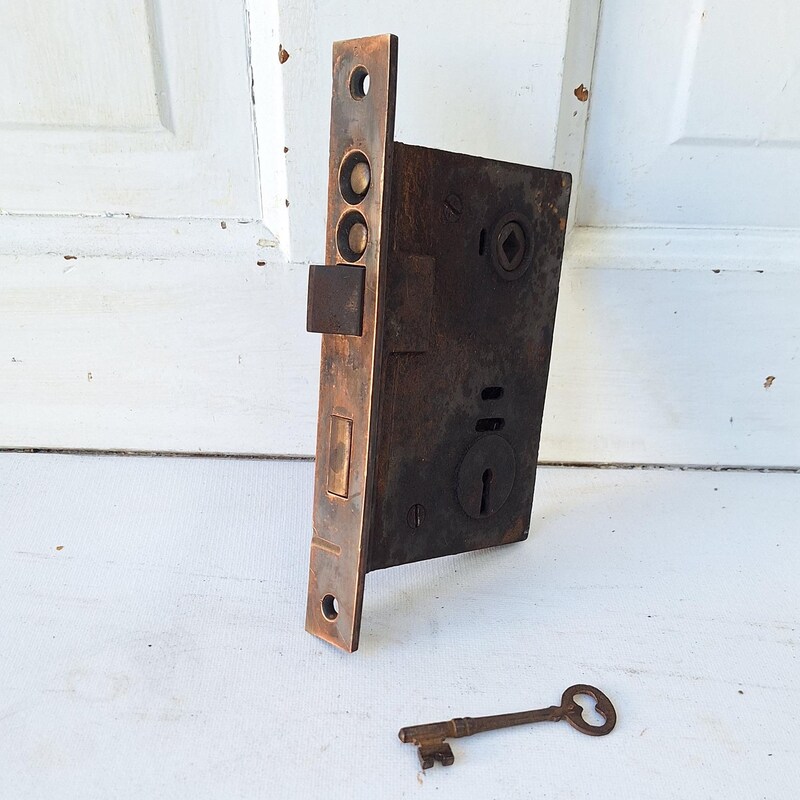 Antique Key Lock - Etsy