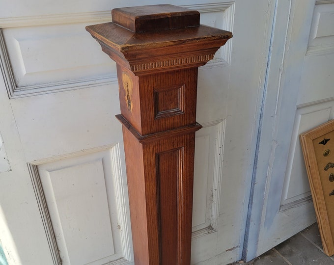 Antique Newel Post, Craftsman Design Salvage, Carved Newel Post ...