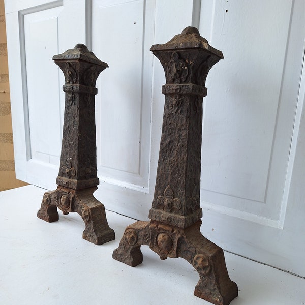 Large Andirons - Etsy