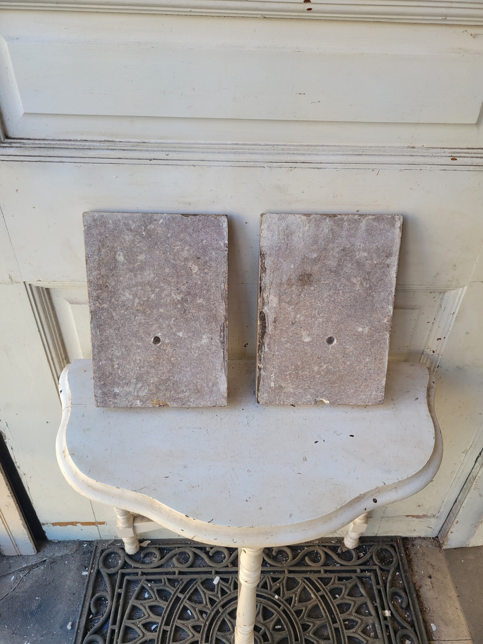 Pair of Etched Granite Plinth Blocks Etched Antique Marble - Etsy
