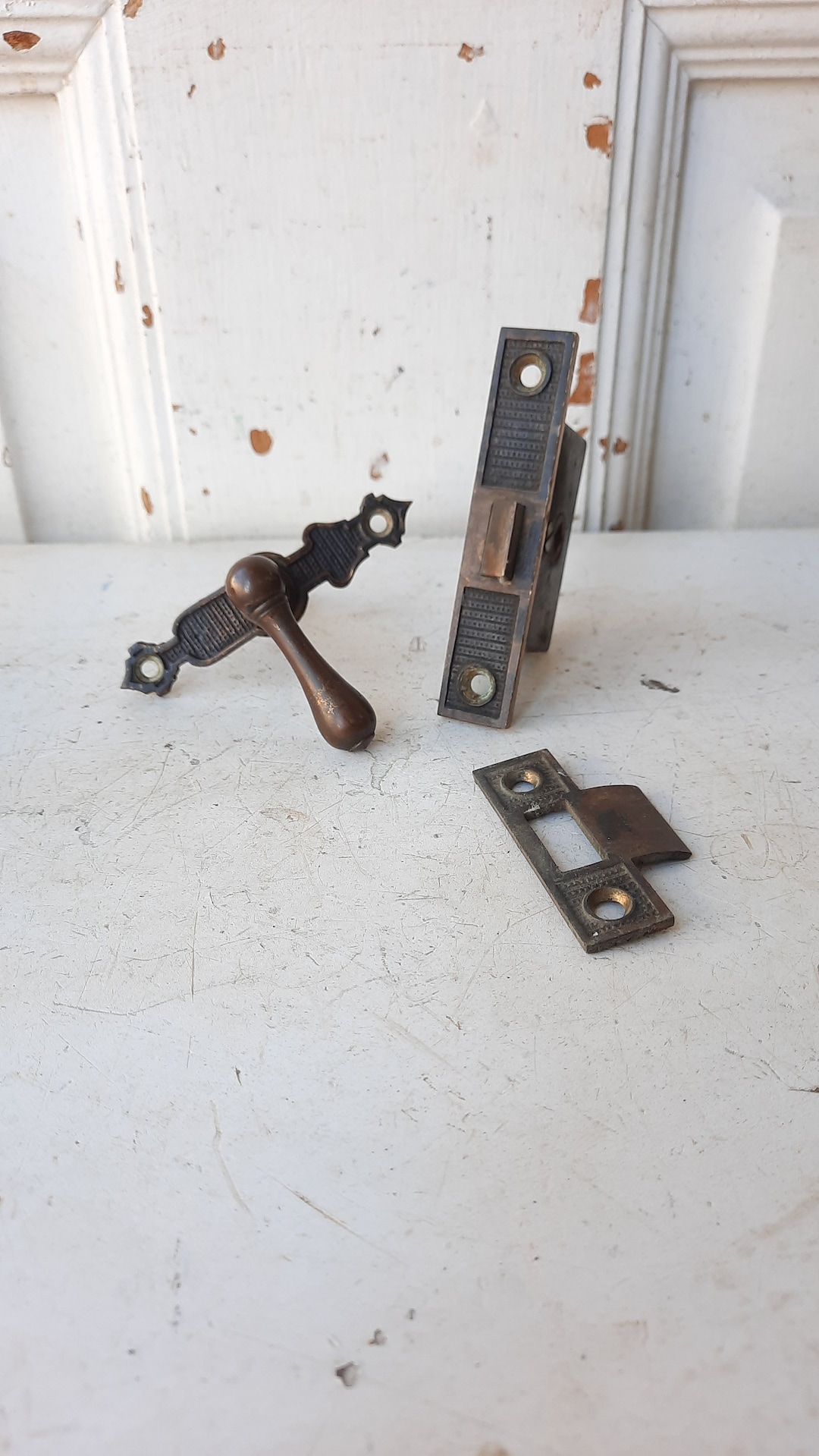 Thumb Turn Latch, Eastlake Hardware, Ornate Thumb Latch, Cylinder Lock ...
