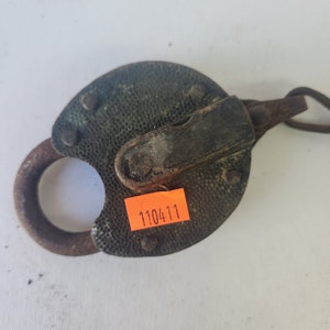 Antique Yale Lock and Key, Large Vintage Railroad Lock, Jail Padlock ...