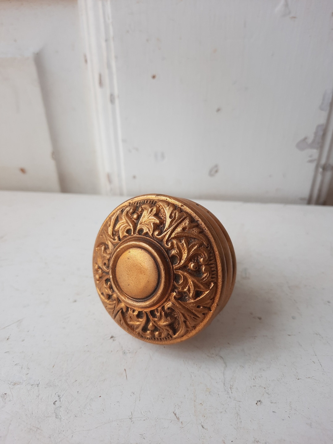 Victoran Era Antique 'jacobean' Pattern Door Knob by Corbin, Antique ...